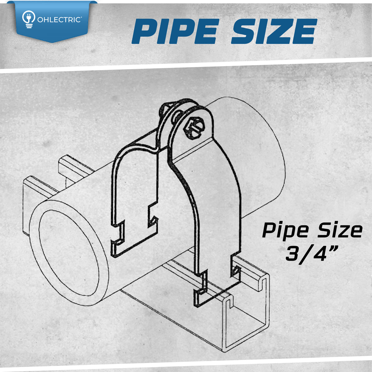 Universal Strut Clamp - For EMT, Rigid & IMC Conduit. – OhLectric
