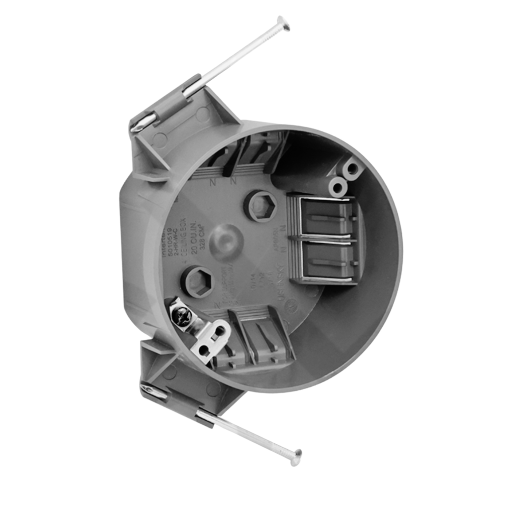 4" Round PVC Ceiling Boxes – New Work – OhLectric